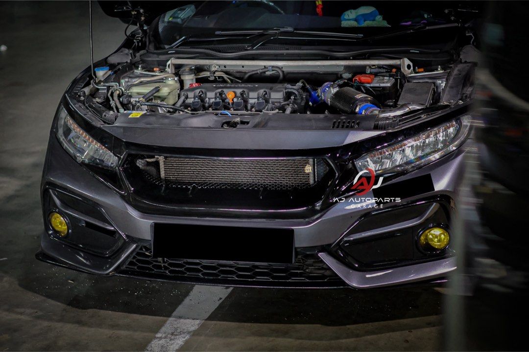 Honda Civic J's racing front grill FC/Fk, Car Accessories, Accessories ...