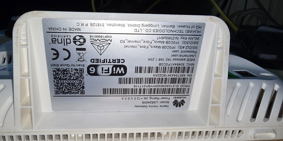 HUAWEI WIFI ROUTER MAXIS WIFI 6 EASYMESH, Computers & Tech, Parts ...