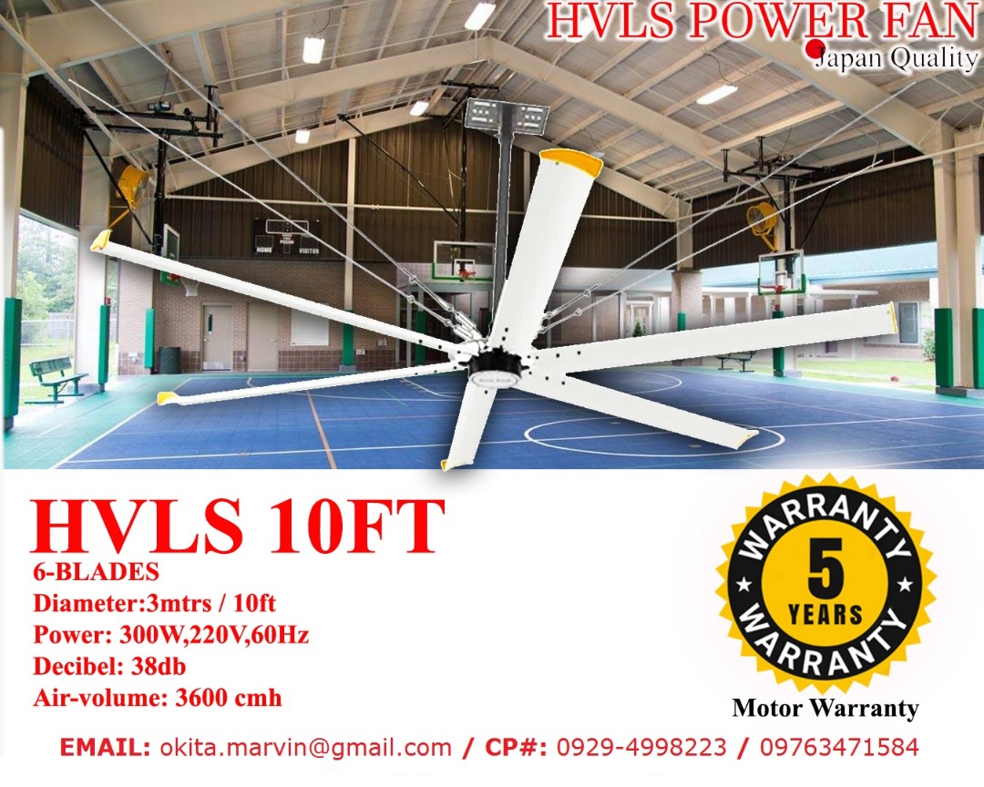 HVLS / CEILING FAN / ELECTRIC FAN / GIANT FAN - (FREE INSTALL ...