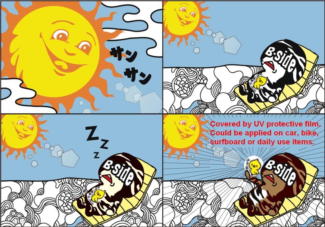 JAPAN Made Official Pokemon Charizard B-Side Label Sticker/ Car Decal ...