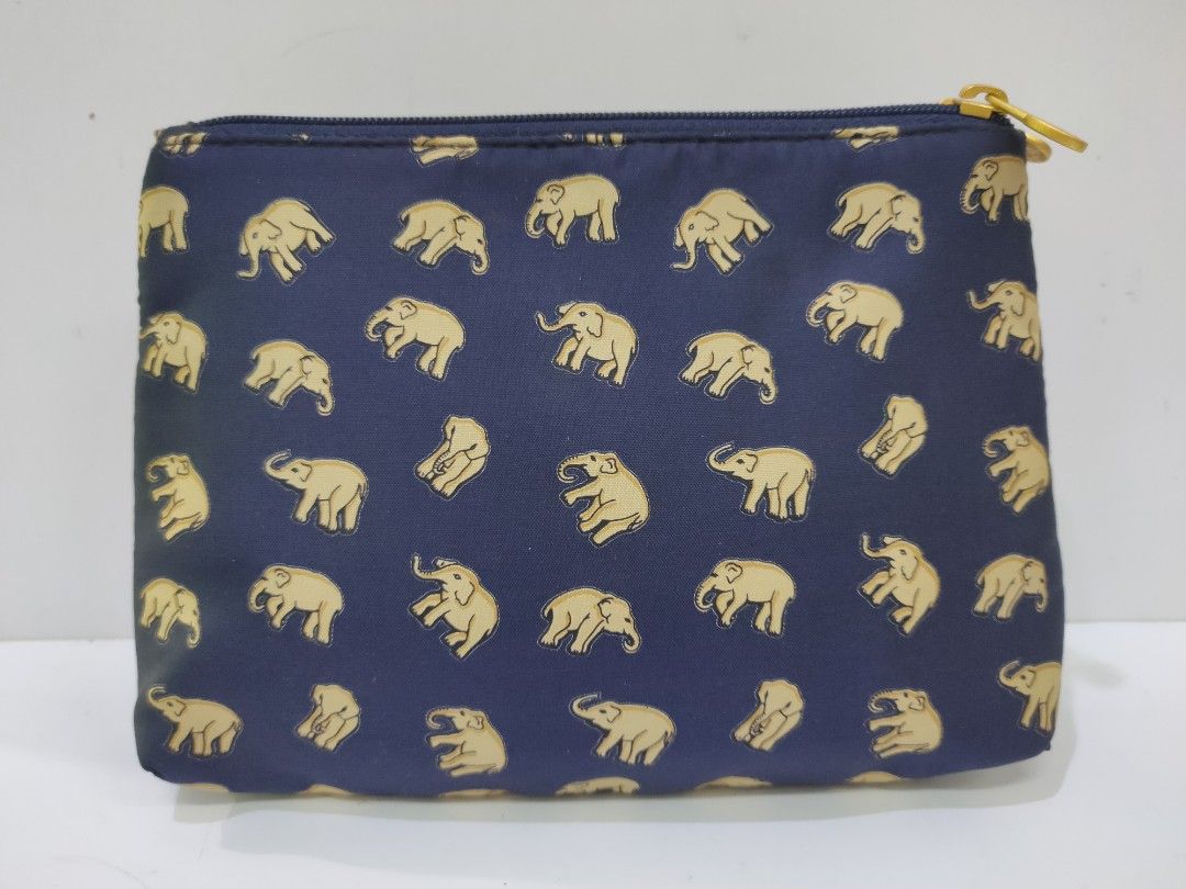 Jim Thompson Traditional Elephant Silk Purse Pouch, Women's Fashion ...