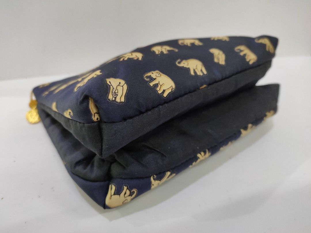 Jim Thompson Traditional Elephant Silk Purse Pouch, Women's Fashion ...