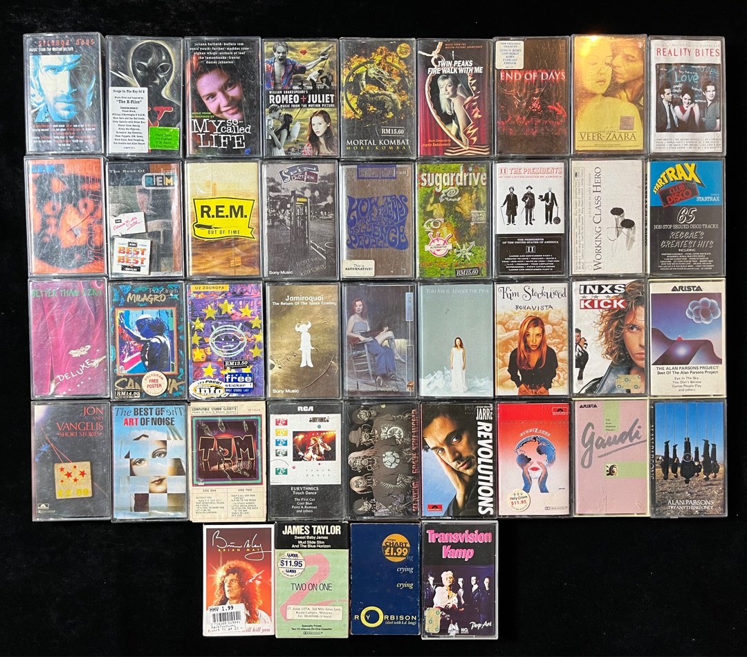 Kaset Assorted Alternative/New Wave/Prog Rock/OST Film/Nu Metal/Hindi ...