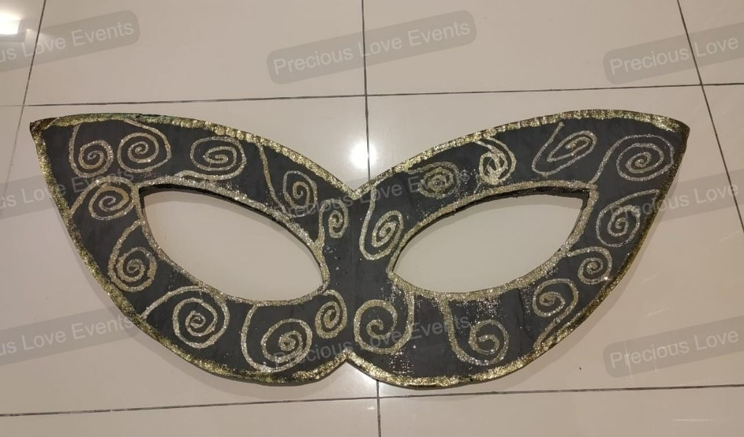 Large Masquerade Mask for Decor, Hobbies & Toys, Stationery & Craft ...