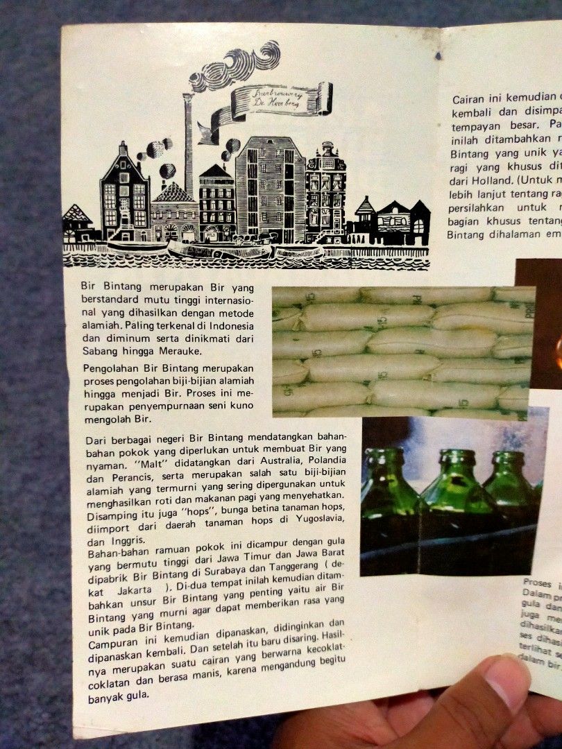 Leaflet Flyer Iklan Bir Bintang Antik thn 70an, Antik, Pajangan di ...