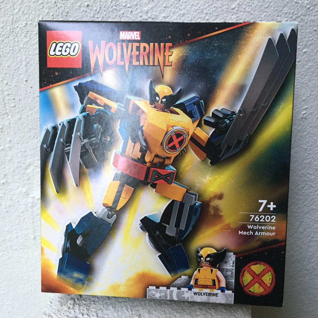 Lego Marvel X-Men Wolverine 76202 Mech Armor Action Minifigure Figure ...