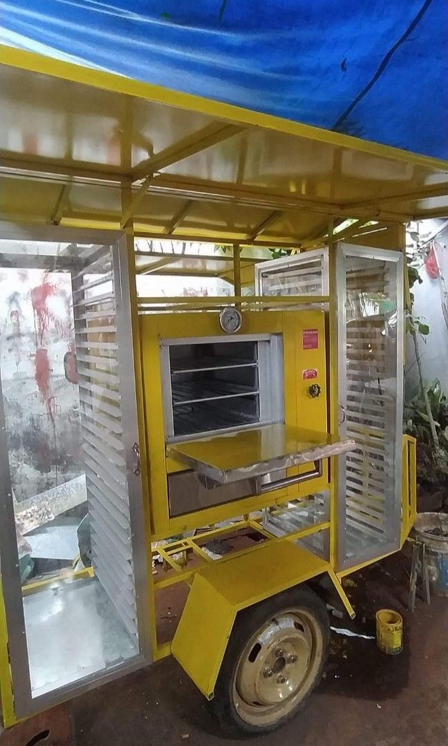 Made to Order!! Oven Rolling Pandesal Maker Cart with Brand New Oven 50 ...