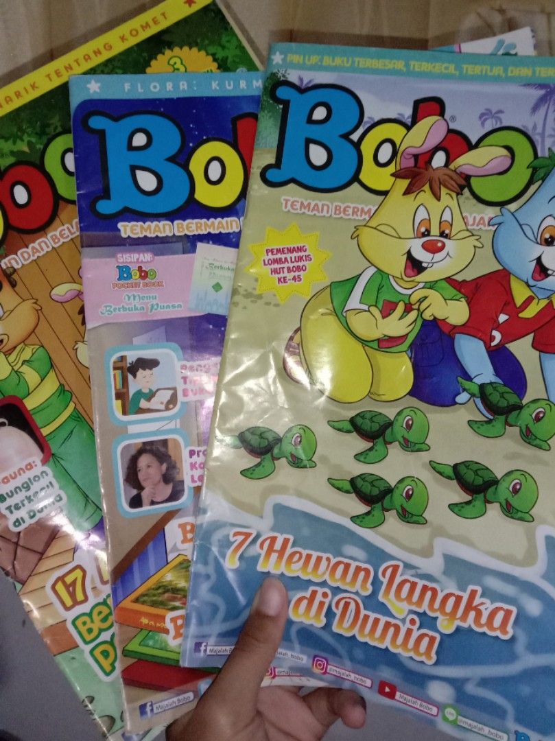 majalah bobo / jadul komik dinosaurus & donal bebek, Buku & Alat Tulis, Majalah & Lainnya di ...