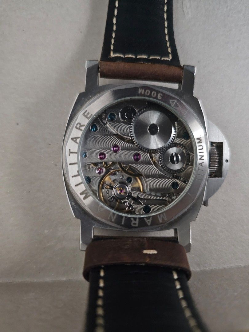 Marina militare titanium casing japan movement ( daviden homage ...
