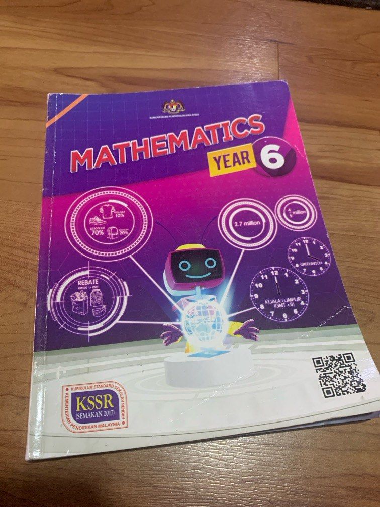 Mathematics Year 6 KSSR Textbook, Hobbies & Toys, Books & Magazines ...