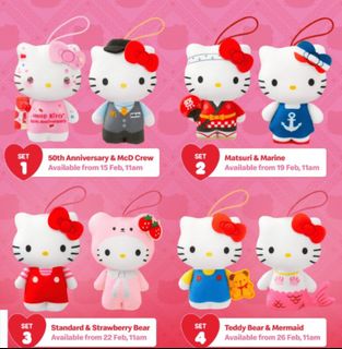 Hello kitty week 2 McDonald’s, Hobbies & Toys, Toys & Games on Carousell