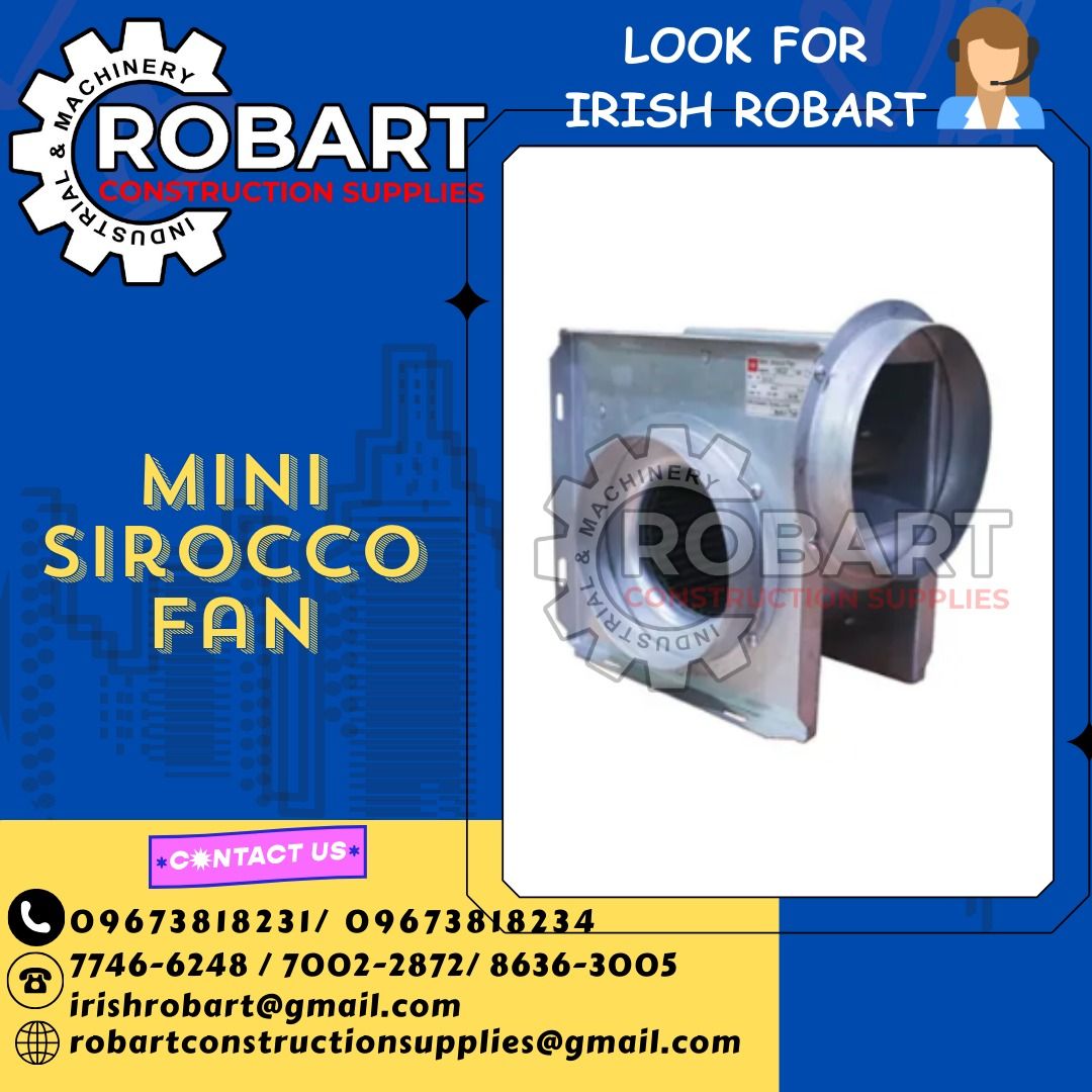mini sirocco fan ventilating fan, Commercial & Industrial, Construction ...
