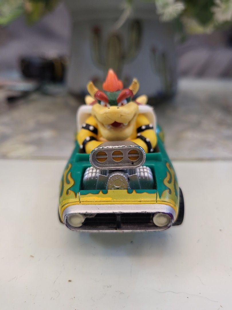 Nintendo Super Mario Kart Bowser Retro Car Pull-back Toy, Hobbies ...