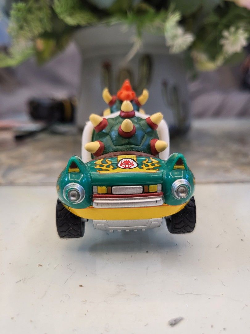 Nintendo Super Mario Kart Bowser Retro Car Pull-back Toy, Hobbies ...