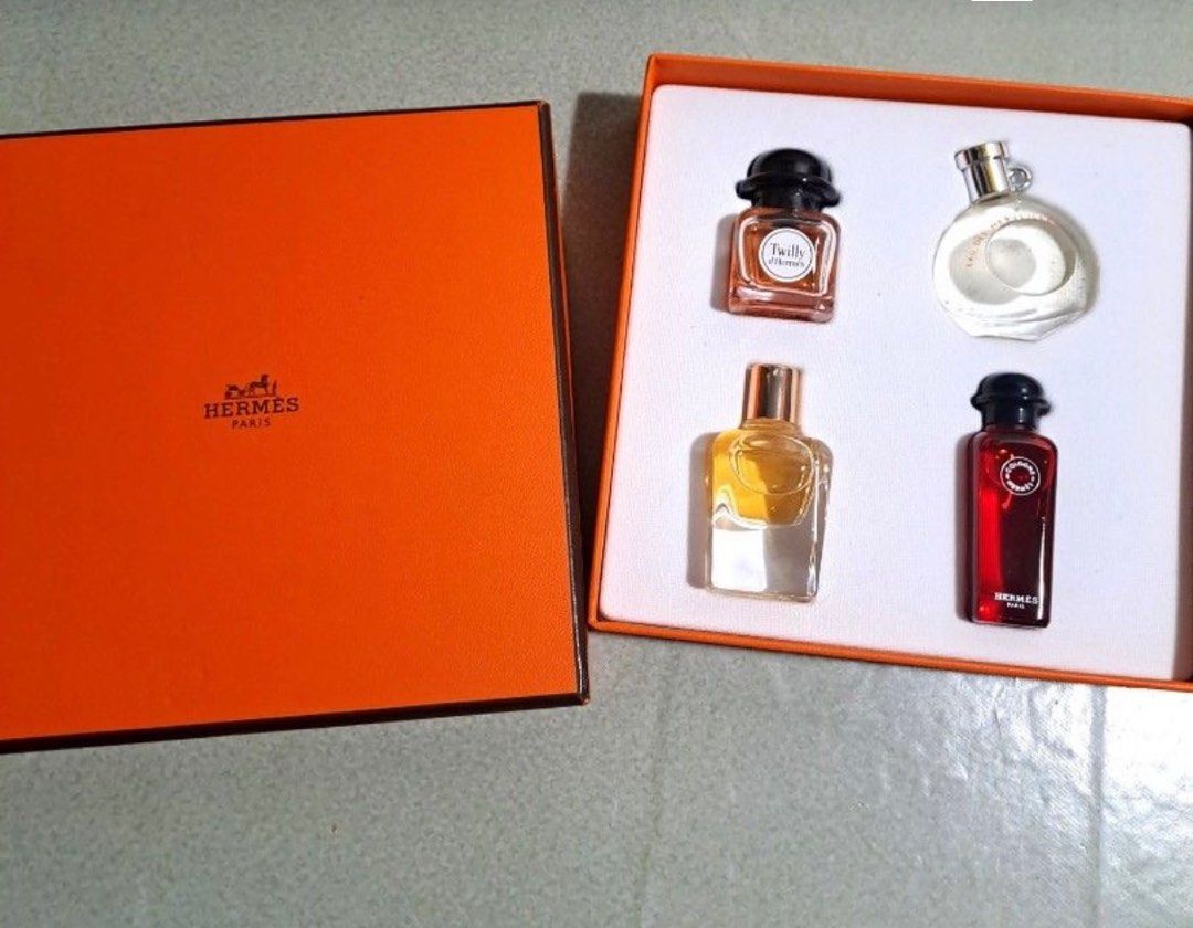 Parfum Hermes Miniature Coffret, Kesehatan & Kecantikan, Parfum, Kuku ...
