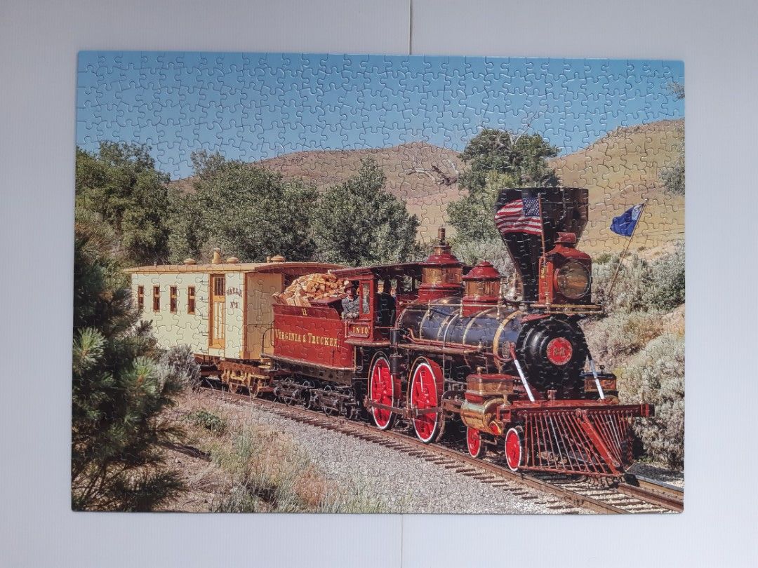 Pre-owned Ceaco - All Abroad - Steam Engine 22 - 750-Piece Jigsaw ...
