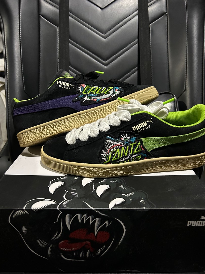 Puma suede santa cruz shark, Men's Fashion, Footwear, Sneakers on Carousell
