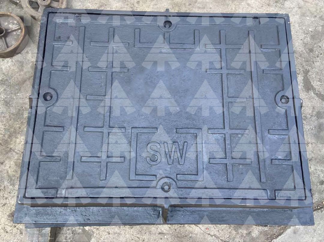 Rectangular Cast Iron Manhole, Commercial & Industrial, Construction ...