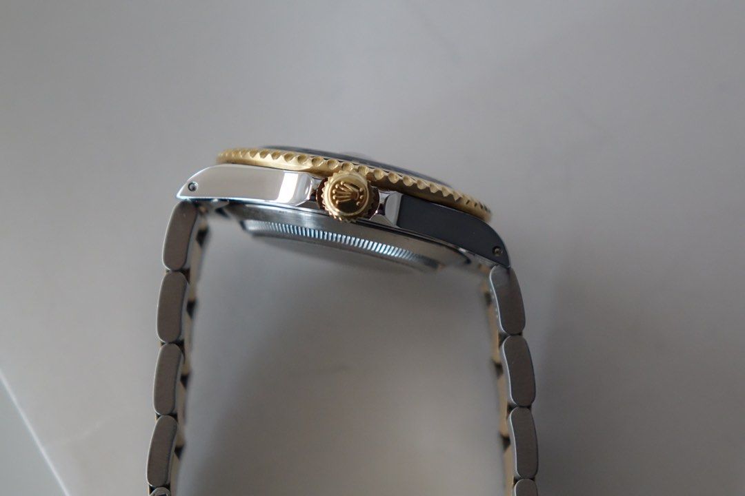 Rolex Submariner Date 16613 Serti champagne full set, Luxury, Watches ...