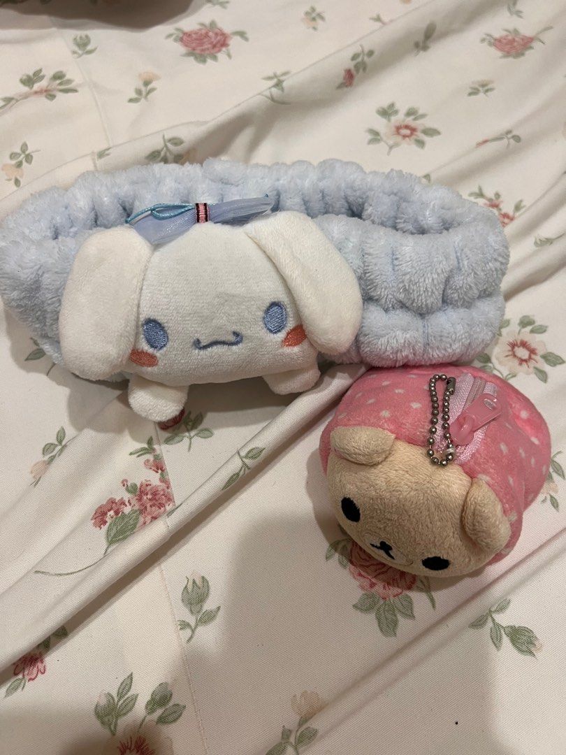 sanrio cinnamoroll headband and korilakkuma coin pouch y2k kawaii emo ...