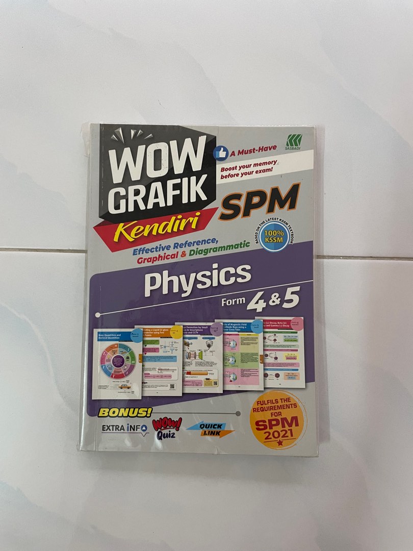 Sasbadi Wow Grafik SPM Physics (Form 4 & 5), Hobbies & Toys, Books & Magazines, Assessment Books ...