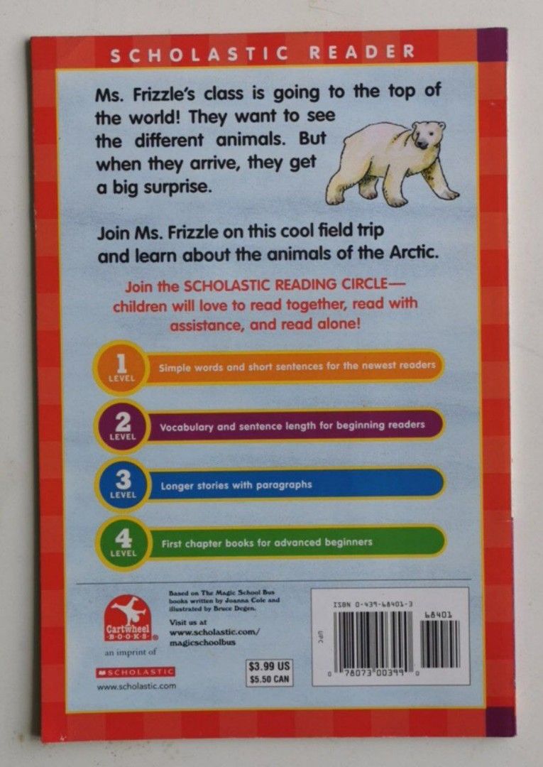 Scholastic reader The magic school bus artic adventure As is, Hobbies ...