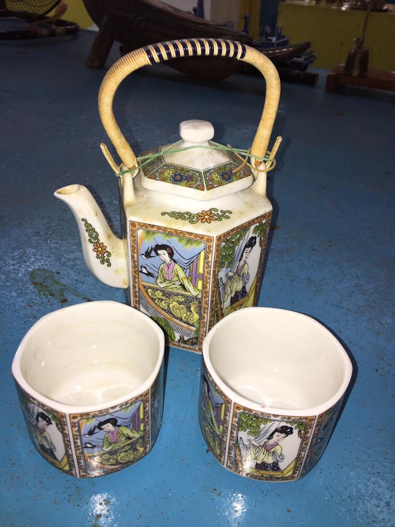 Set teko chinese lama/ chinese tea set, Hobbies & Toys, Collectibles ...