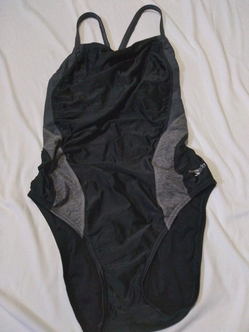 Speedo Pro LT One Piece Swimsuit In Black and Gray Combi, Women's ...