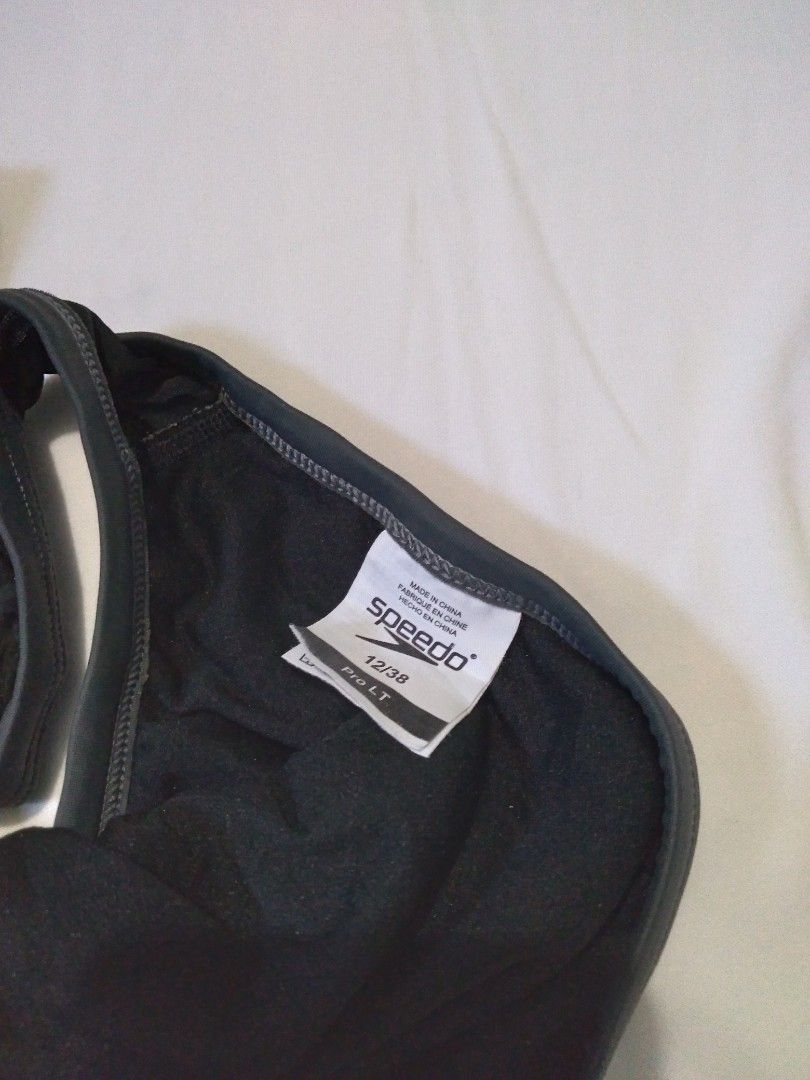 Speedo Pro LT One Piece Swimsuit In Black and Gray Combi, Women's ...