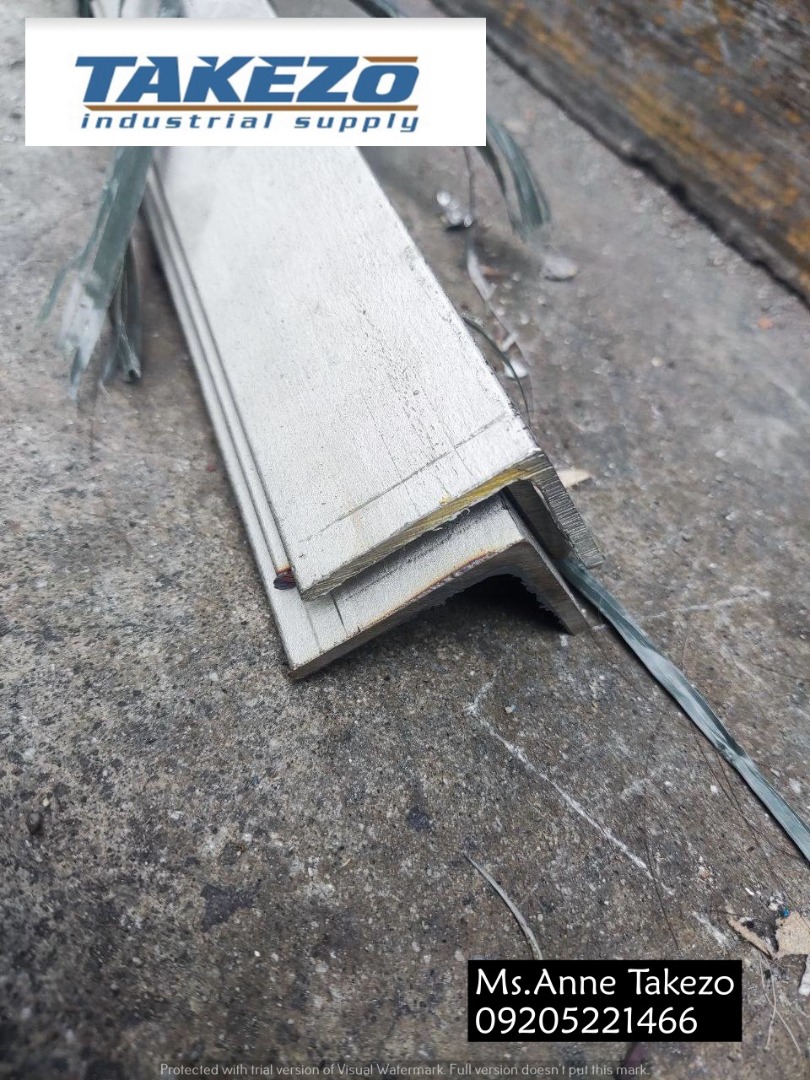 SS Angle Bar, Commercial & Industrial, Construction Tools & Equipment ...