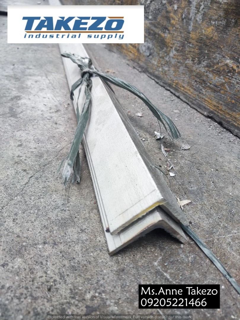 SS Angle Bar, Commercial & Industrial, Construction Tools & Equipment ...