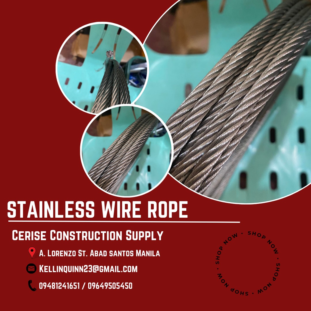 Stainless Wire Rope, Commercial & Industrial, Construction Tools ...