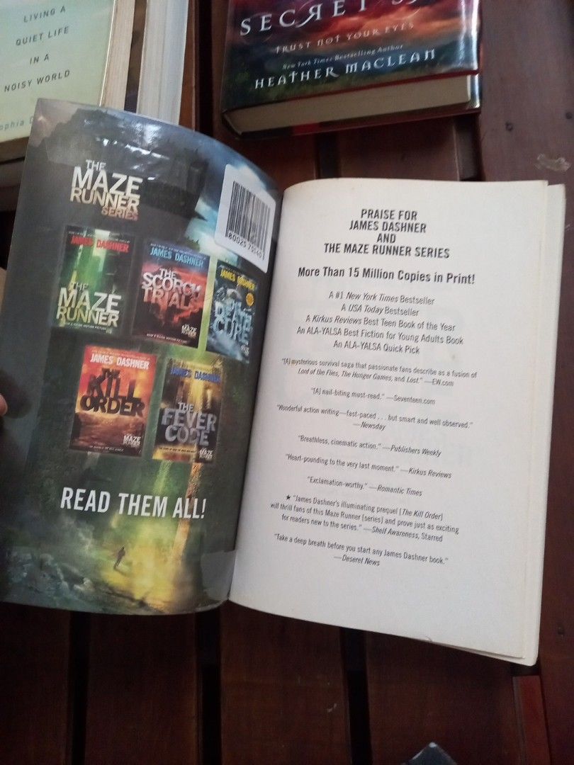 The Fever Code by James Dashner (The Maze Runner Series), Hobbies ...