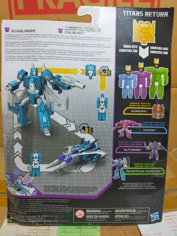 Transformers Titans Return | TR CALIBURST AND SLUGSLINGER, Hobbies ...