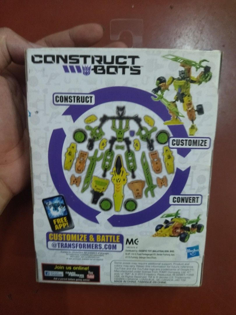 Transformers Construct Bots DEAD END 47pcs, Hobbies & Toys, Toys & Games on Carousell