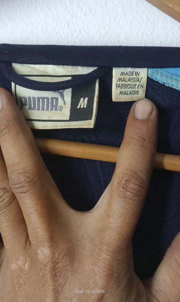 VINTAGE PUMA 90S MADE IN MALAYSIA TRACKTOP JACKET (24x26.5), Men's ...