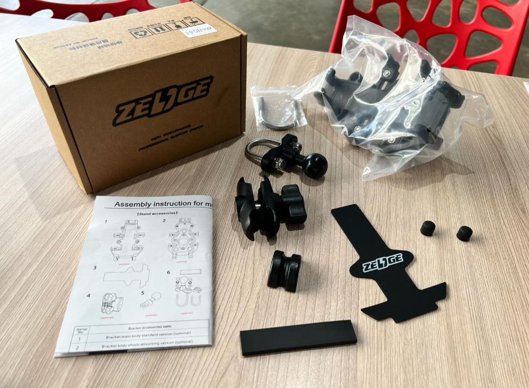 ZEDGE Phone Holder for Motorcycle (FREE INSTALLATION), Motorcycles ...