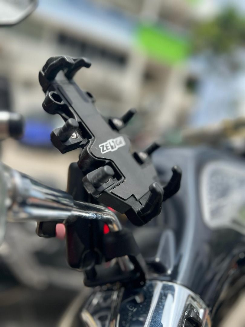 ZEDGE Phone Holder for Motorcycle (FREE INSTALLATION), Motorcycles ...