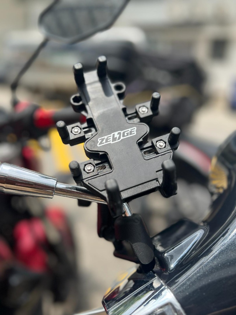 ZEDGE Phone Holder for Motorcycle (FREE INSTALLATION), Motorcycles ...