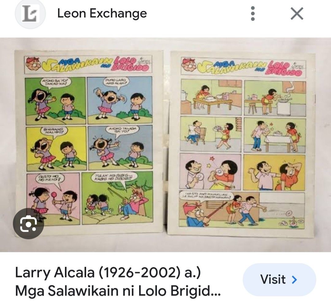 1992 Larry Alcala National Artist Mga Salawikain Lolo Brigido Vintage ...