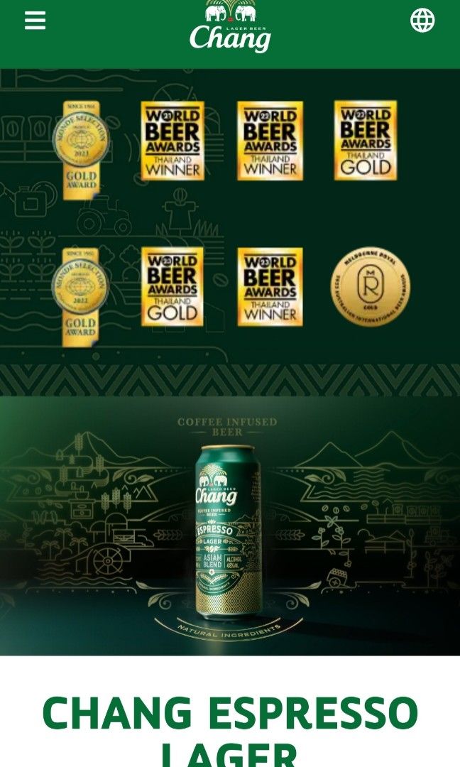 48 cans of CHANG ESPRESSO LAGER (490ml) worth S$240! Self-collection ...