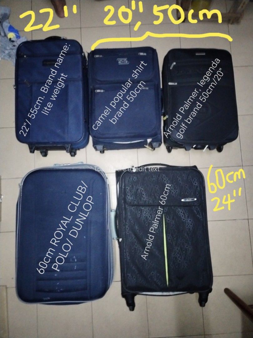 50 60 68cm 20" 24 28" Luggage/ Baggasi travel Bag, beg melancong ...