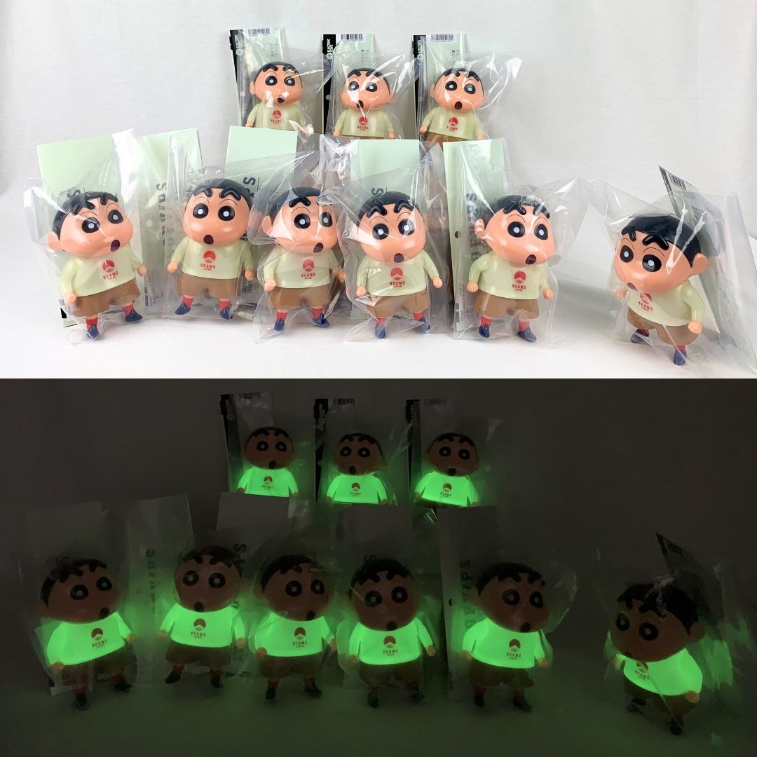 (現貨) 日本 BEAMS JAPAN x 蠟筆小新 夜光 Figure公仔 ELECTRIC TOYS SOFVIPS 野原新之助 小新 日本直送 日本代購 日本限定 BEAMS代購 日本製 ...