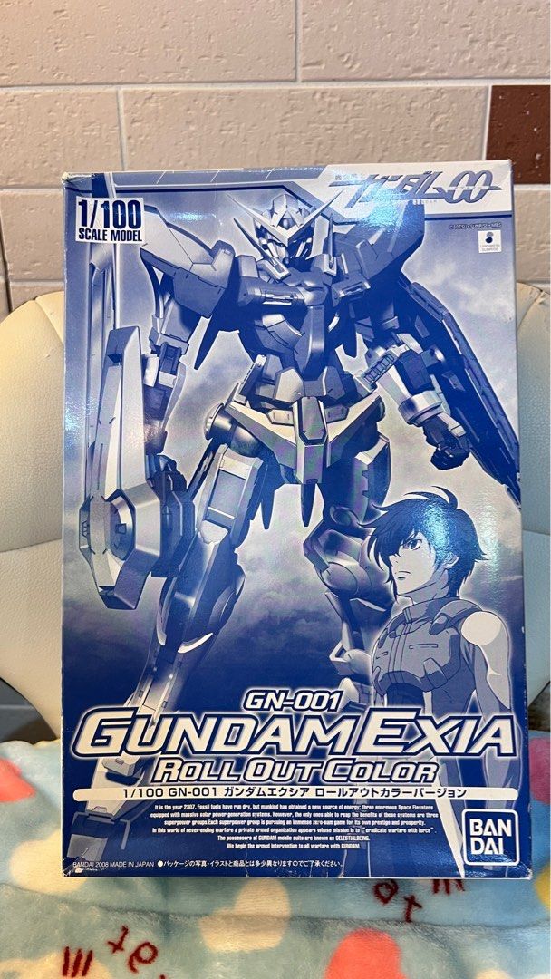 全新未砌 BANDAI 1/100 GUNDAM 00 GN-001 GUNDAM EXIA 能天使高達 艾斯亞 ROLL OUT COLOR VER. 限定版 高達模型, 興趣及遊戲, 玩具 ...