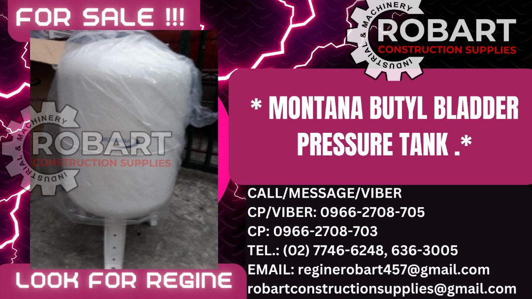 * MONTANA BUTYL BLADDER PRESSURE TANK .*, Commercial & Industrial ...