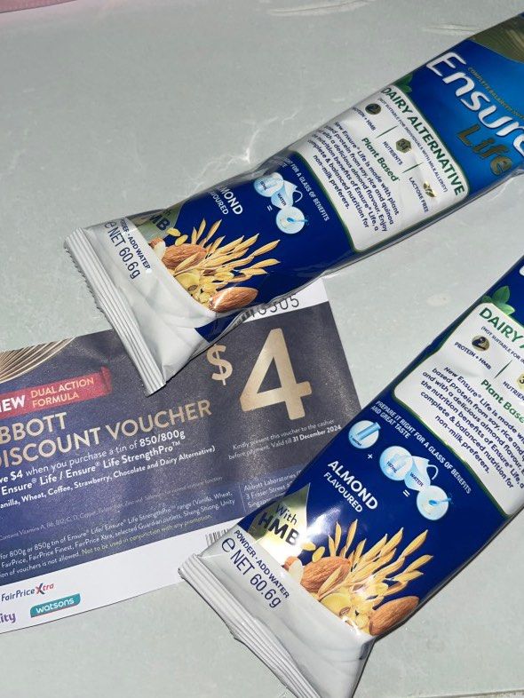 Abbott Ensure Life - Adult Nutrition 60g + Discount Voucher Almond ...
