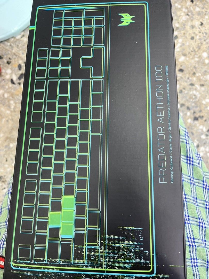 acer predator aethon 100 有線電競鍵盤（無注音), 電腦及科技產品, 電腦周邊產品, 電腦鍵盤及相關產品在旋轉拍賣
