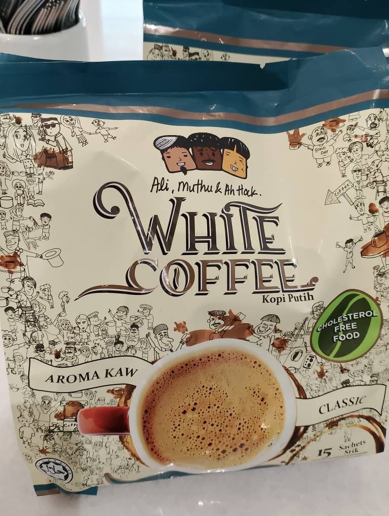 Ali, Muthu & Ah Hock 3 in 1 White Coffee [Original原味) x15 Sachets, Food ...