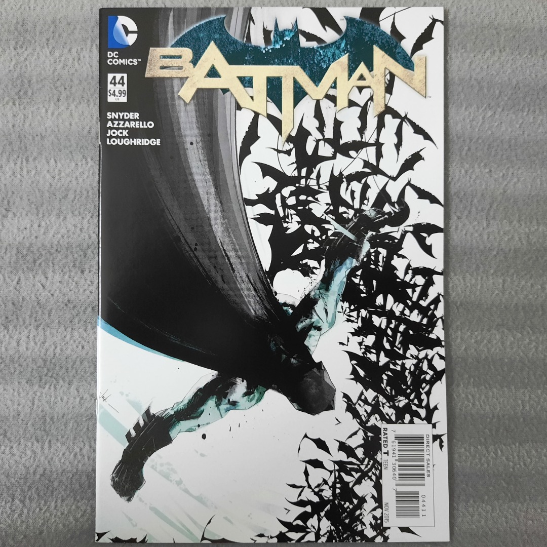 Batman #44 New 52 (DC Comics) Key Issue (Origin) Brian Azzarello, Scott ...