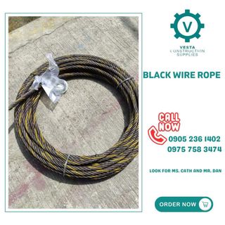 Black Wire Rope | Wire Rope | BI Wire Rope | Ropes | Lifting | RIgging ...